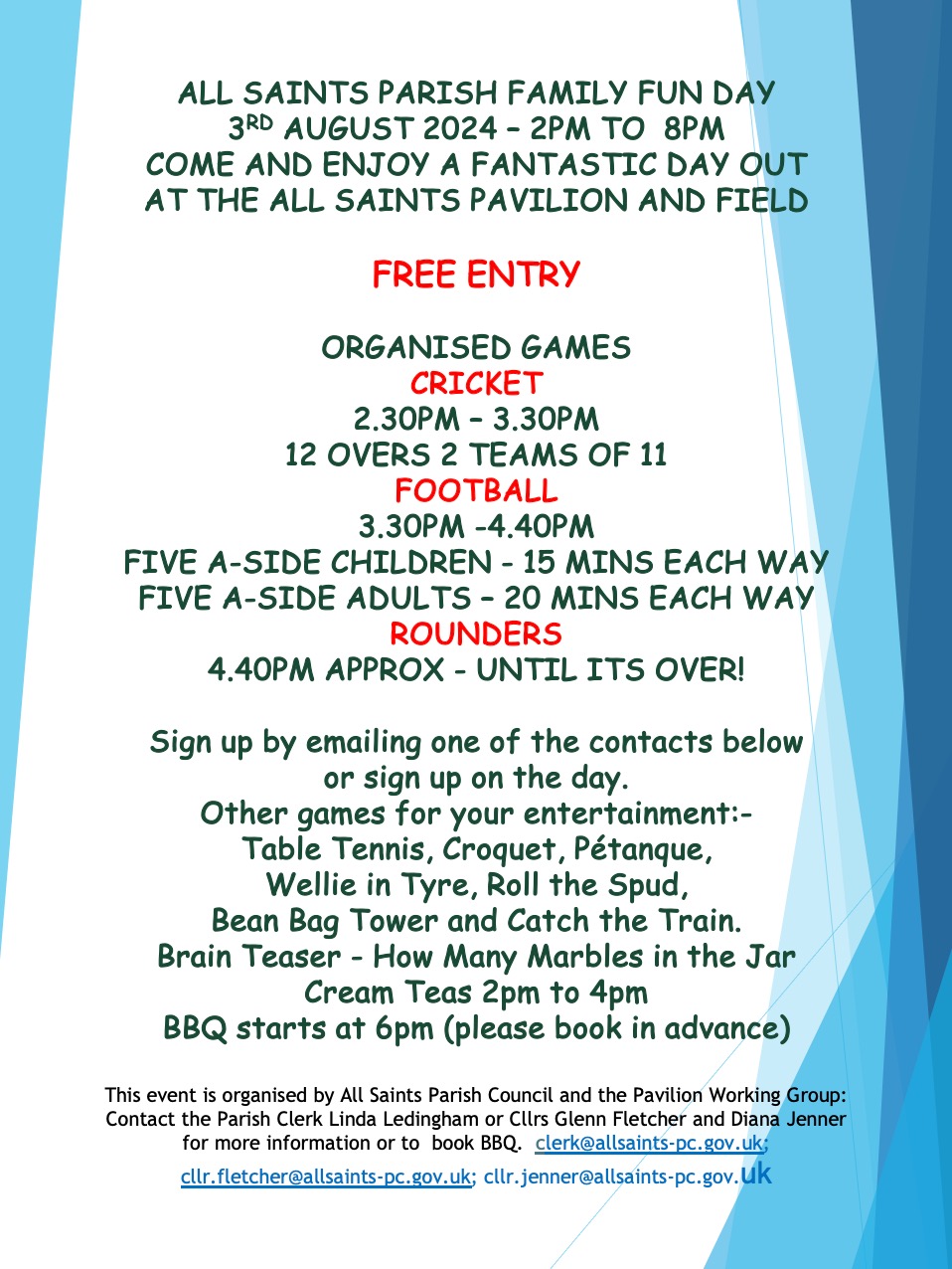 All Saints Community Event – Get Ready for the Family Fun Day! – All ...